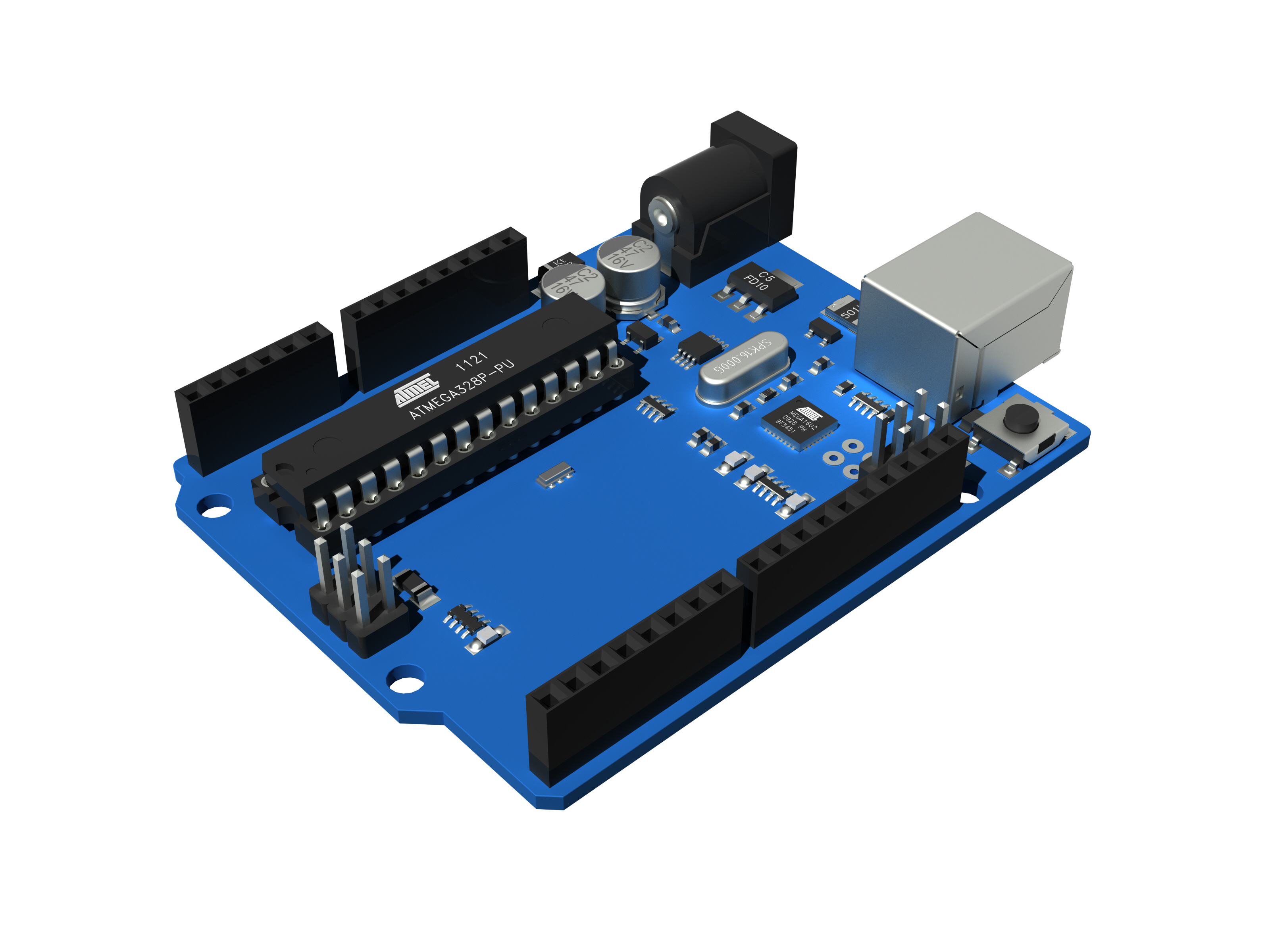 Arduino Uno 3Dモデル（フリー素材を再レンダリング） - 小さなそして広がっていく世界4
